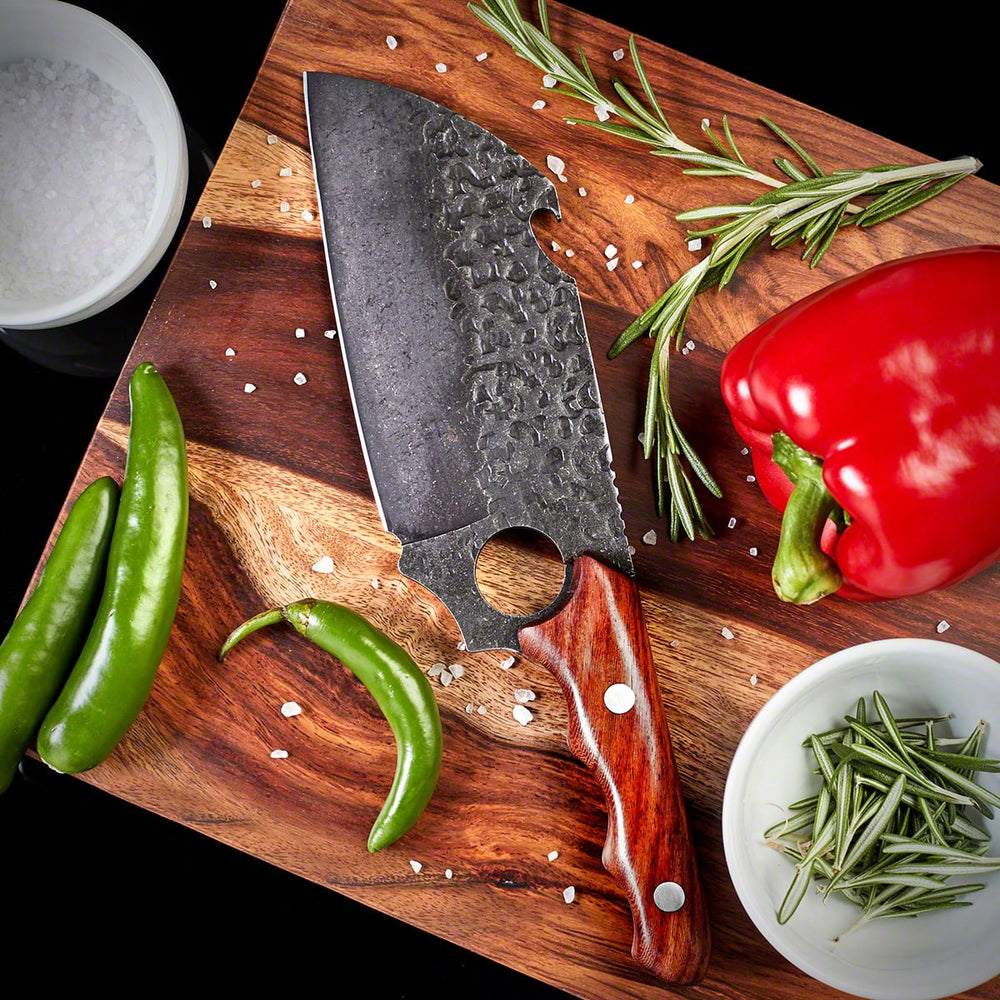 Be Bold Personalized Meat Cleaver Knife w Bottle Opener