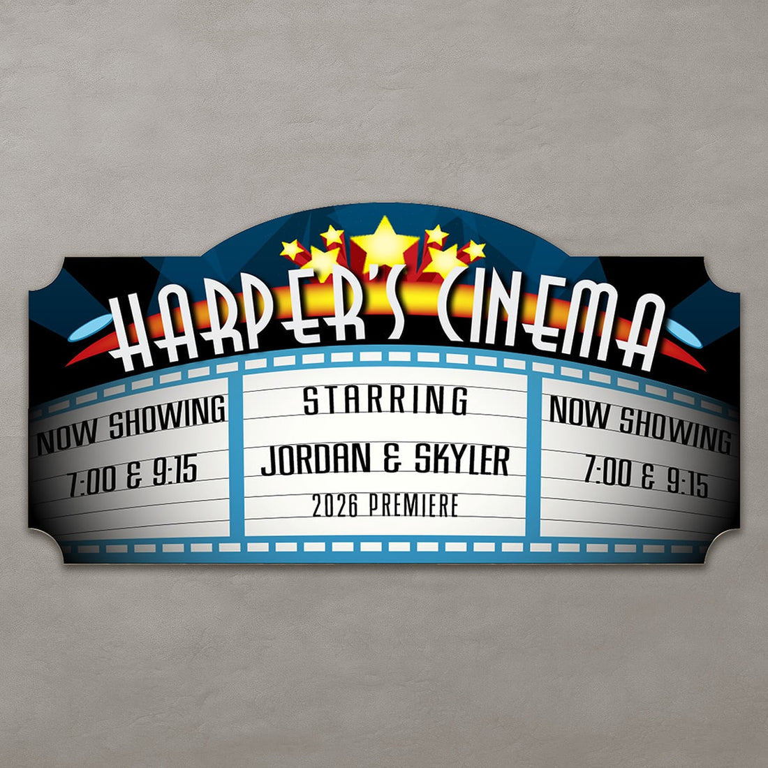Custom Home Theater Movie Marquee Sign