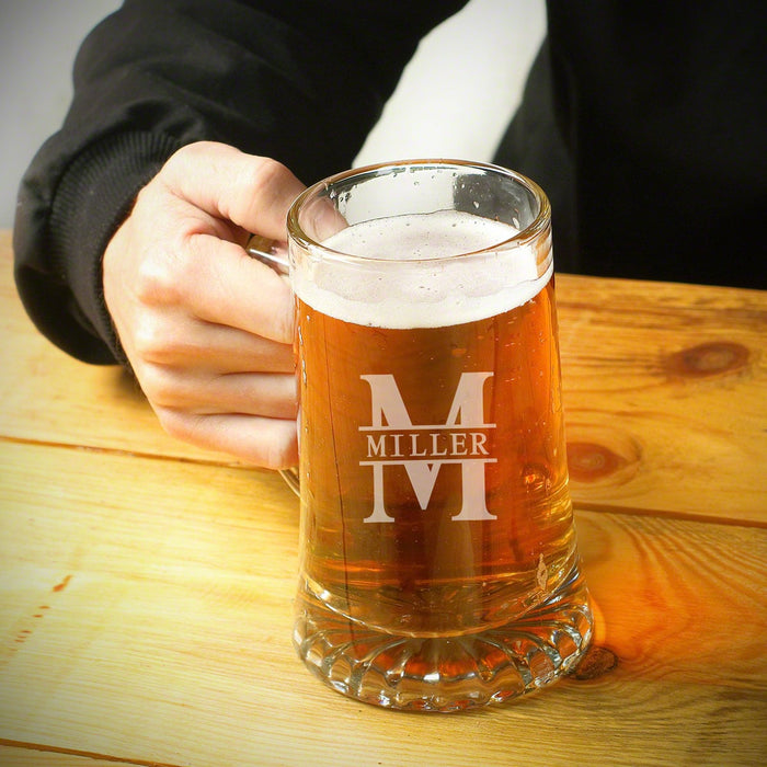 Custom Groomsmen Beer Mug Gift Ideas - Set of 6 Cigar Lighter & Beer G