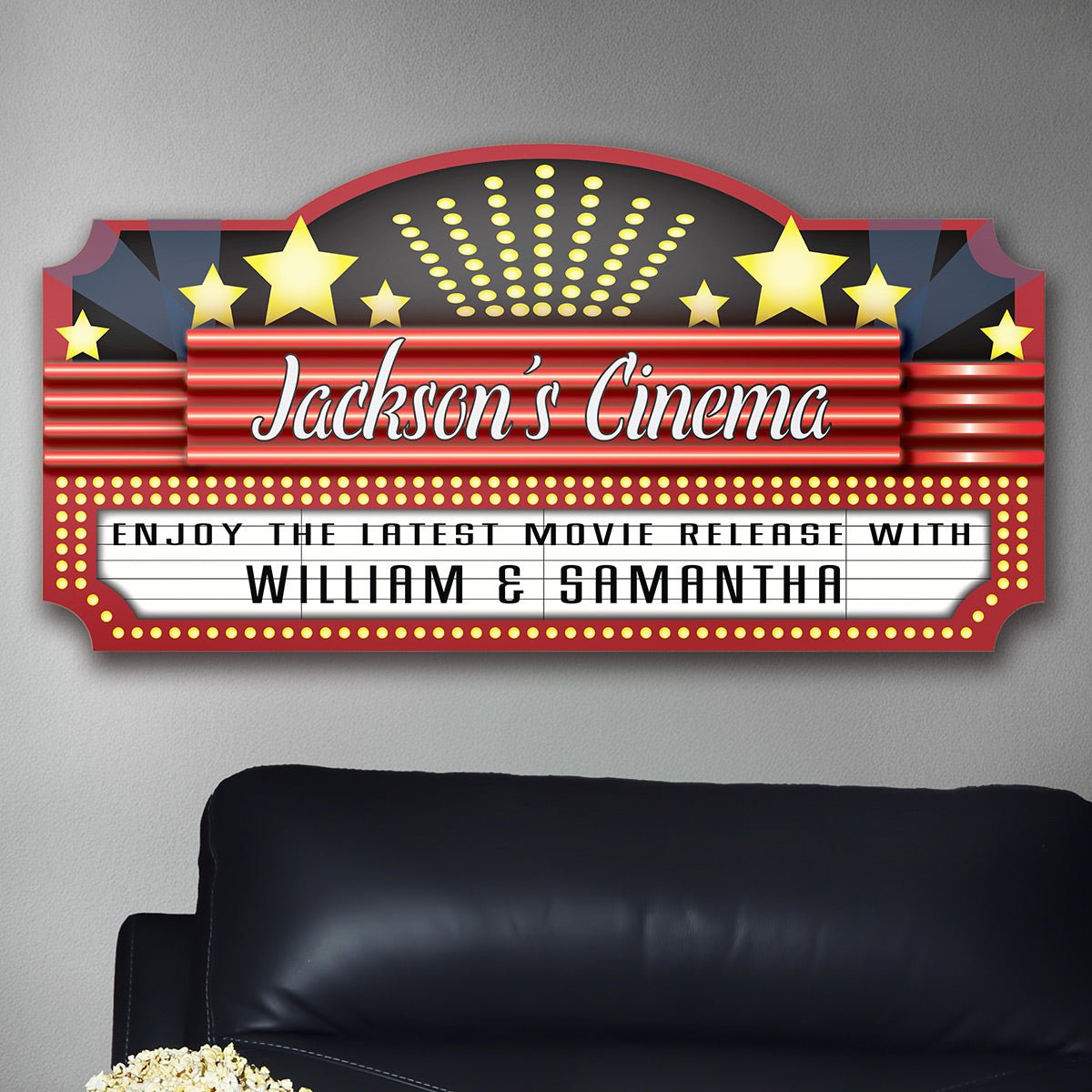 Custom Home Theater Movie Marquee Sign - Great Gifts Club
