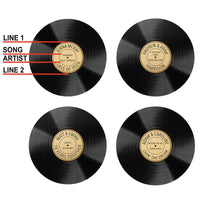 Custom Wooden Record Guest Book Alternative - Wall Art Welcome Sign fo