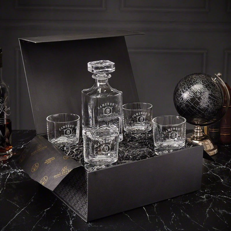 Customized Vodka Gift Set Luxury Box Set with Cocktail Glasses - 6pc ...
