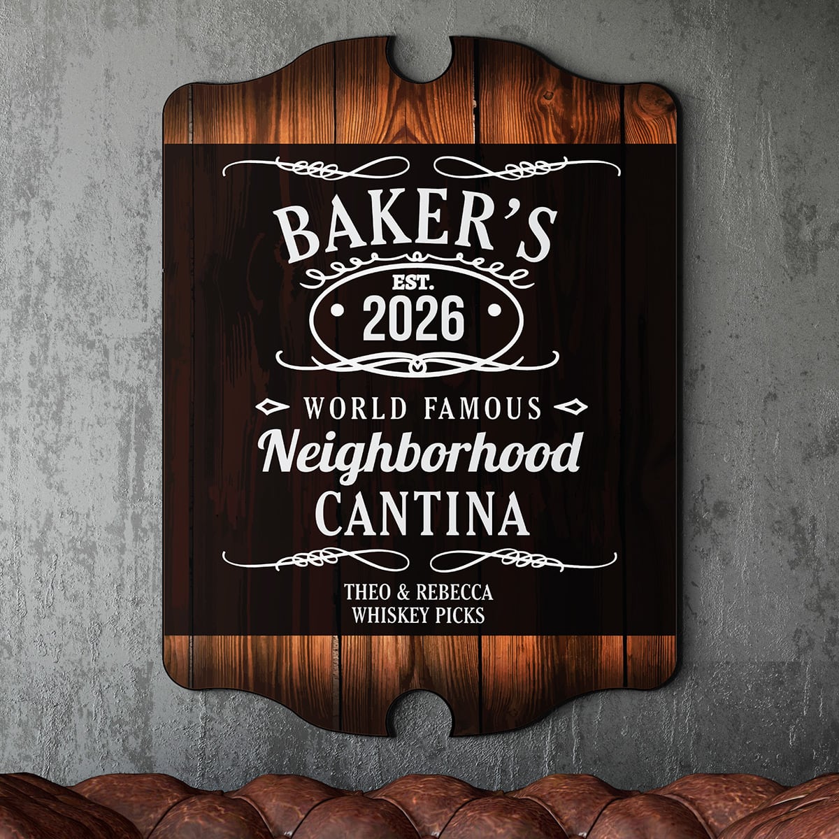 Famous Tennessee Whiskey Room Custom Bar Wall Decor Sign - Great Gifts Club