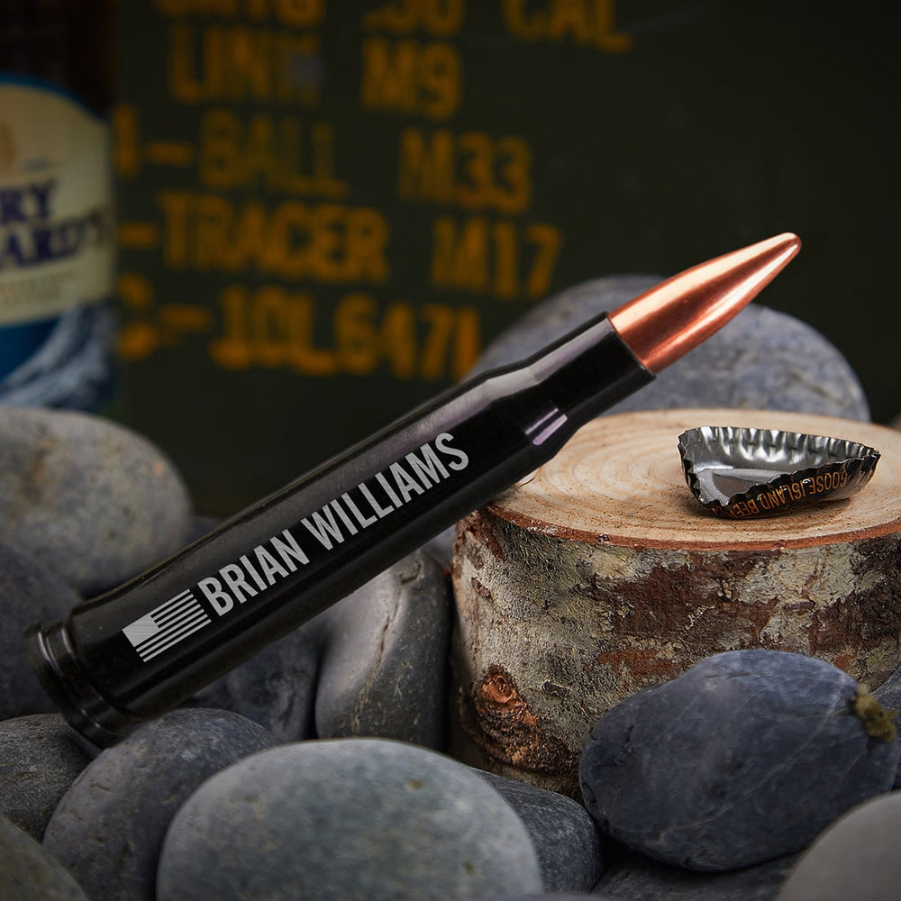 Freedom 50 Cal Personalized Bullet Bottle Opener