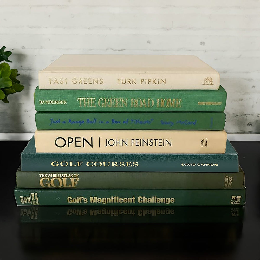 Golf Courses: Fairways of the World - Leather Coffee Table Book