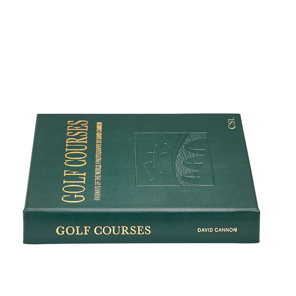 Golf Courses: Fairways of the World - Leather Coffee Table Book