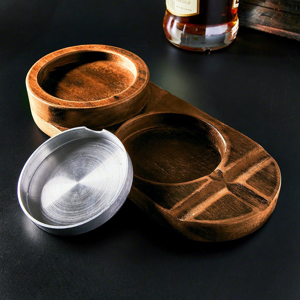 Metal Ashtray Insert for Glass Holder and Ashtray - Add-On