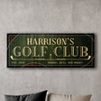 Personalized Golf Club Sign, Custom Golf Gift for Office or Home