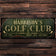 Personalized Golf Club Sign, Custom Golf Gift for Office or Home