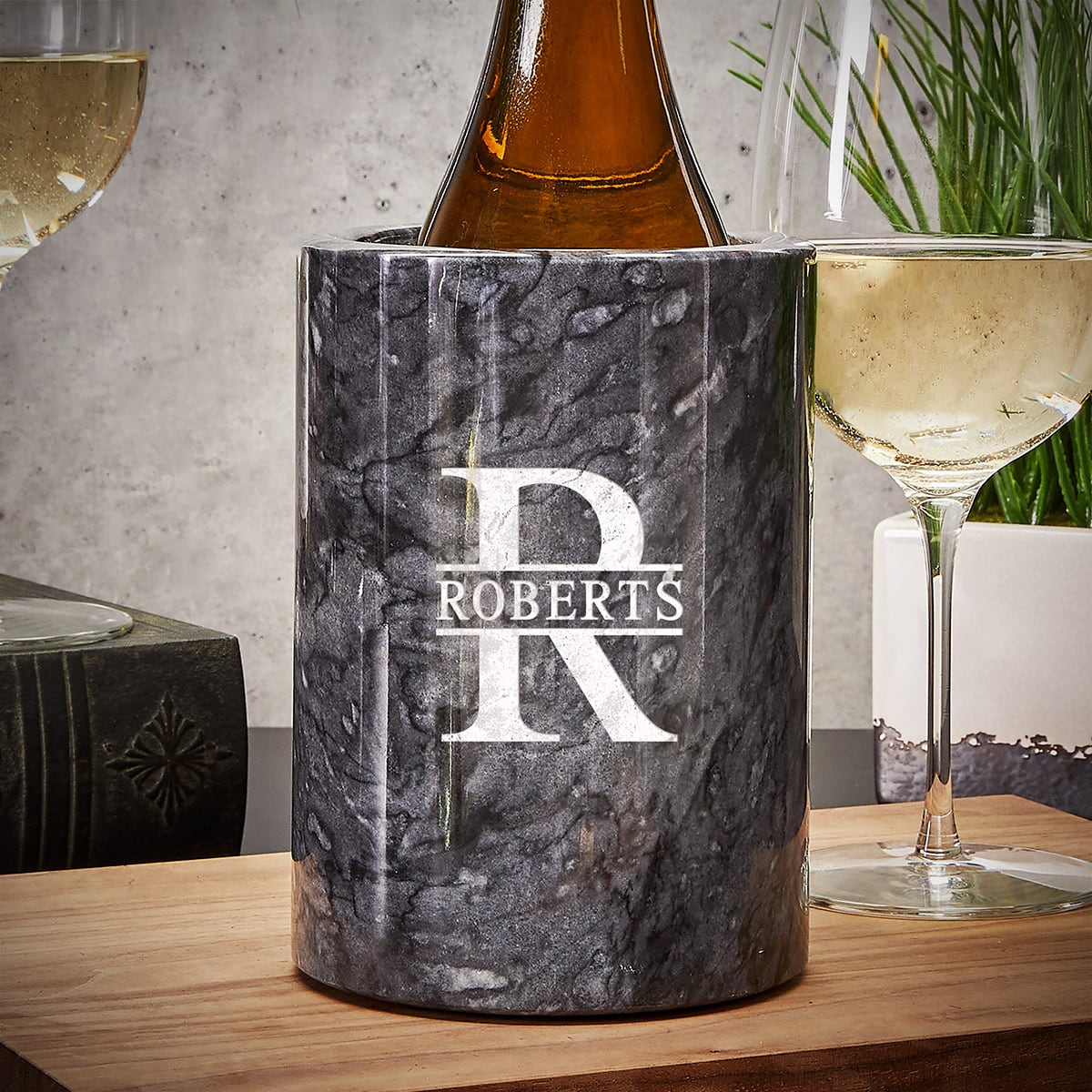 Oakmont Personalized Marble Wine Chiller