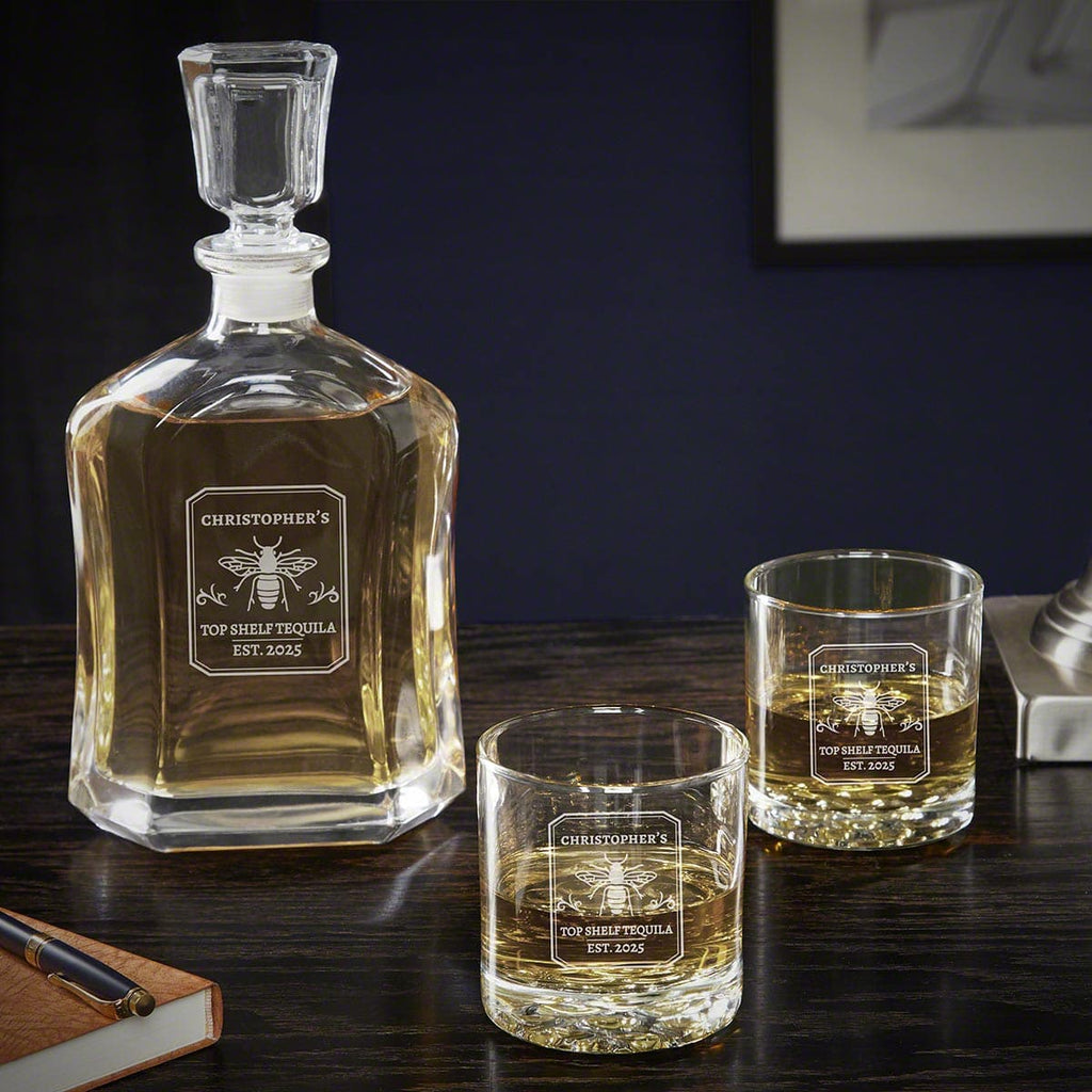 Personalized Tequila Decanter Set - Great Gifts Club