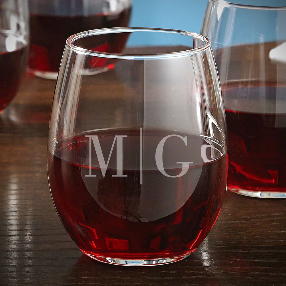 Classic Monogram Personalized Wine Decanter Set