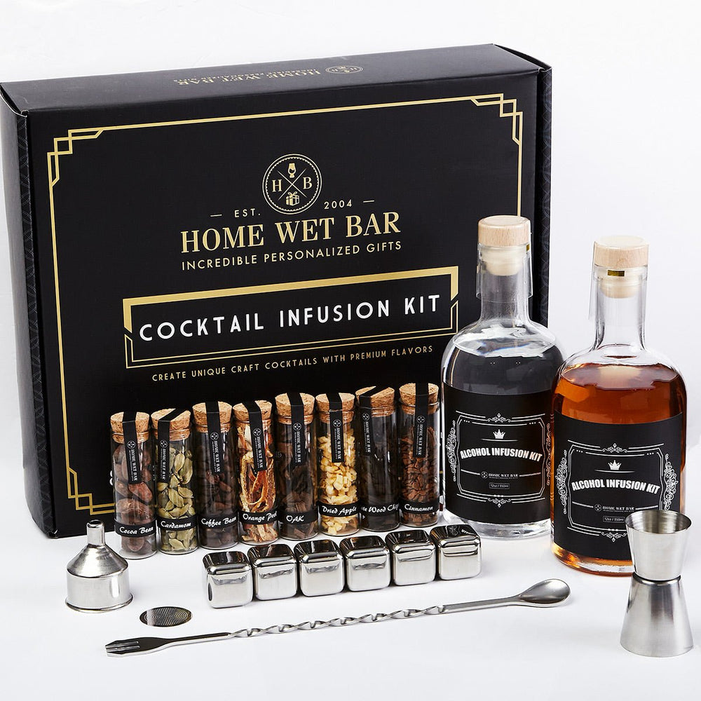 Speakeasy DIY Cocktail Infusion Kit, 15pc Mixology Set for Vodka, Gin,