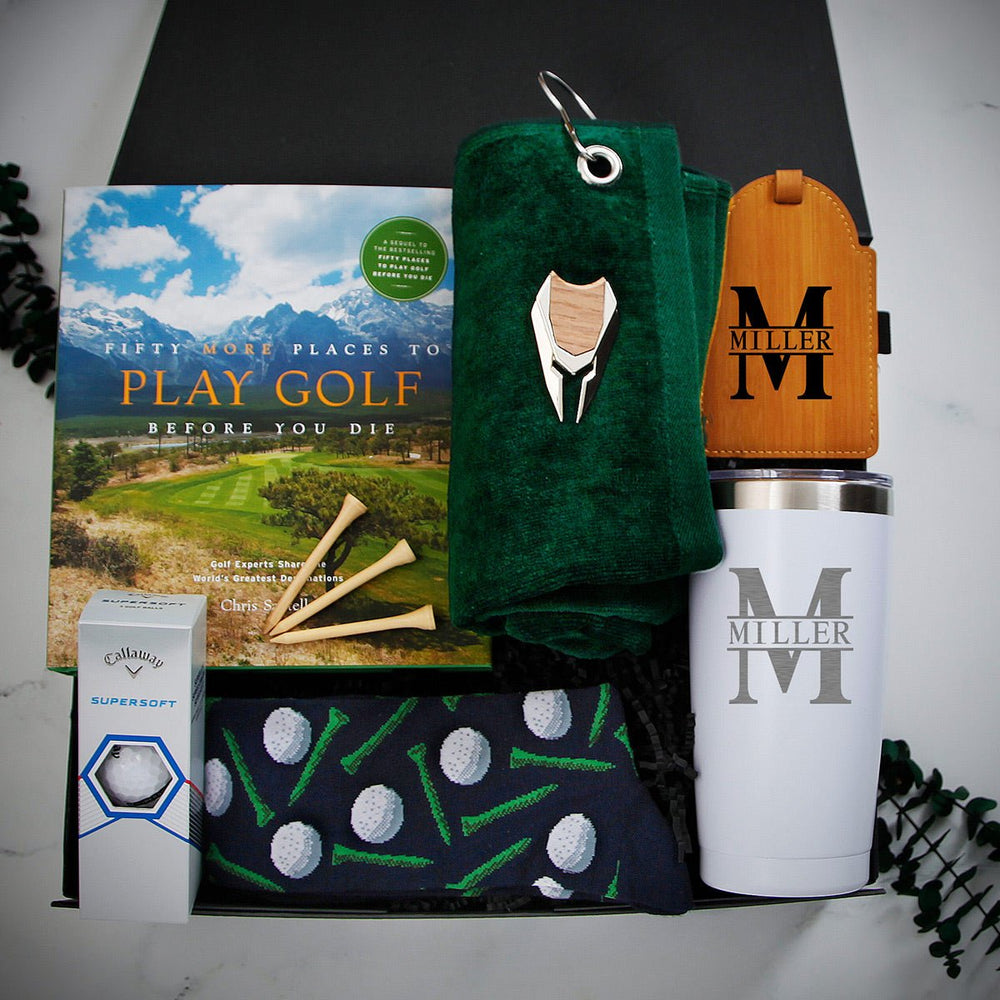 St. Andrews Golf Gift Basket - Golf Accessories for Men